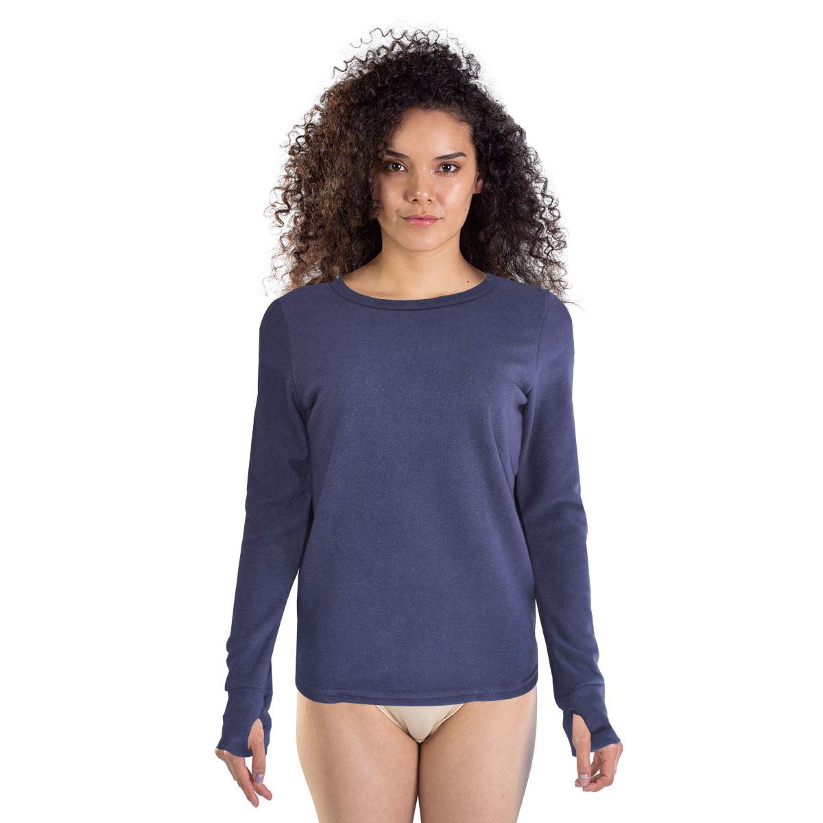 Camiseta Oscar Hackman Termica Polar OH-CPOLD Azul Marino Dama