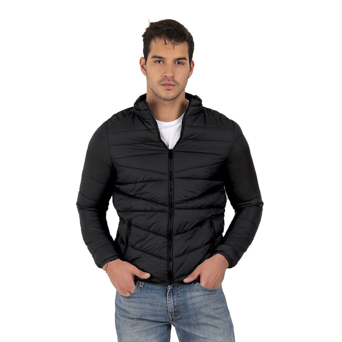 Chamarra praga capitonada 2204 talla grande