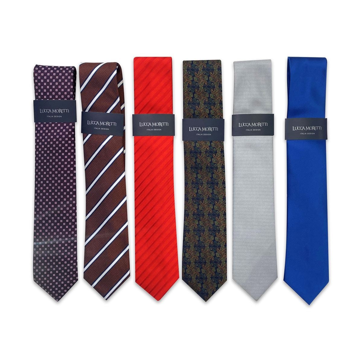 Corbata Lucca Moretti multicolor para hombre