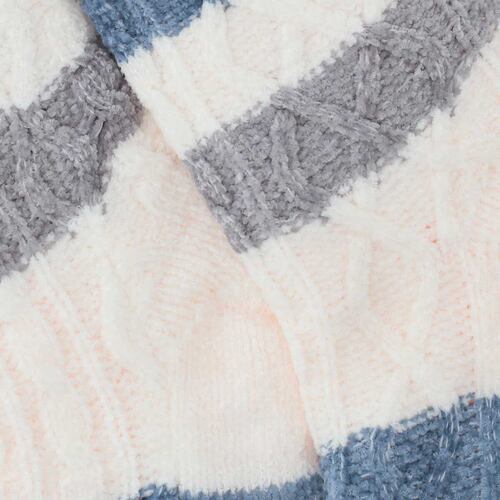 Calcetines invernales color azul unitalla