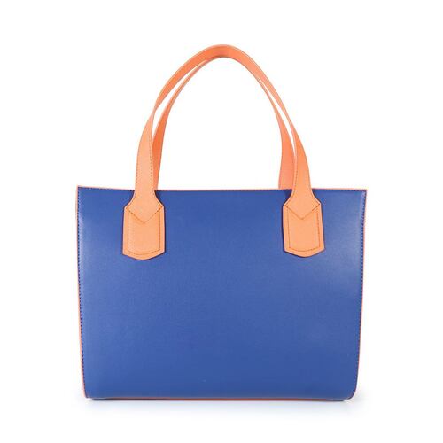 Bolso Cloe Satchel Color Azul Para Mujer