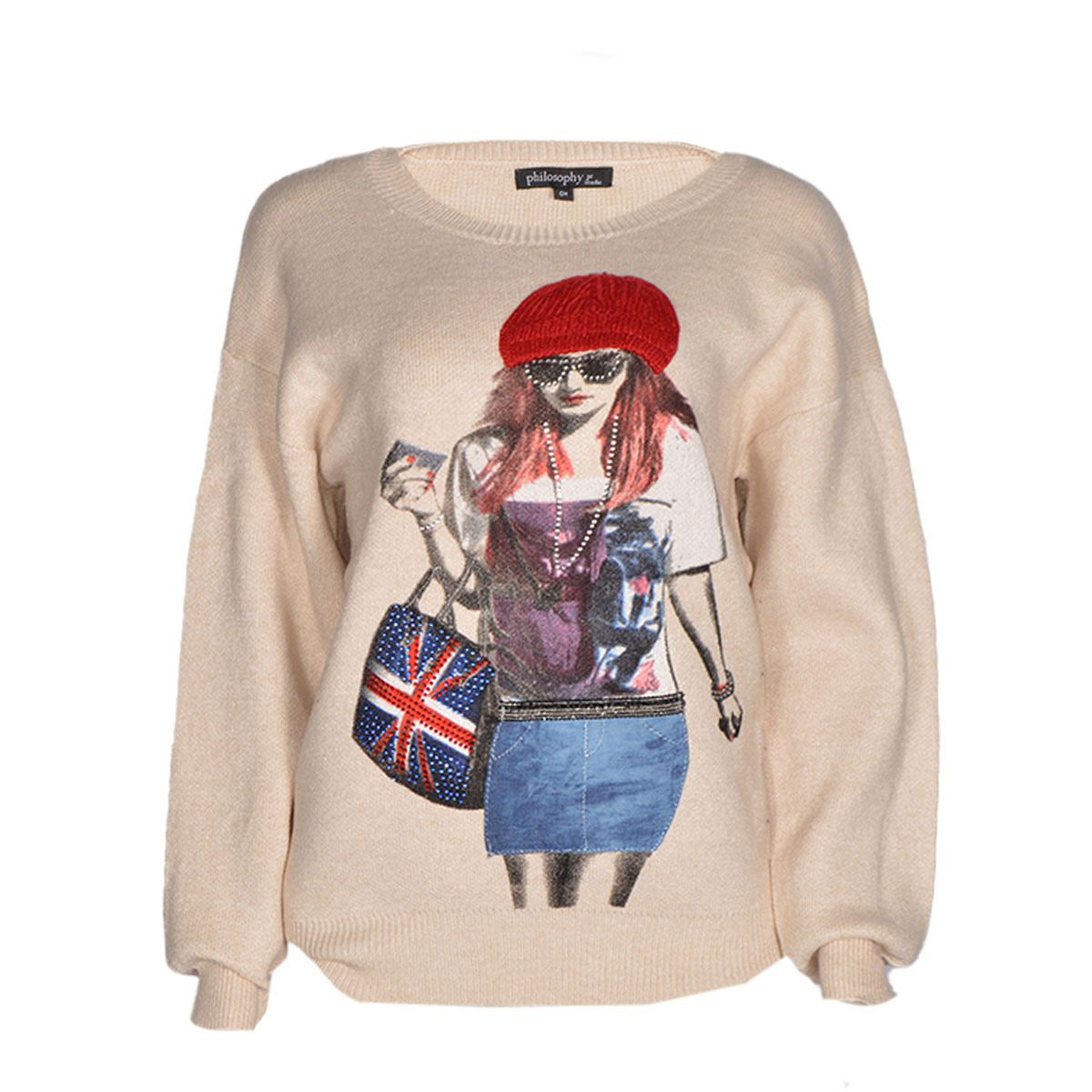 Suéter Estampado Para Mujer Philosophy