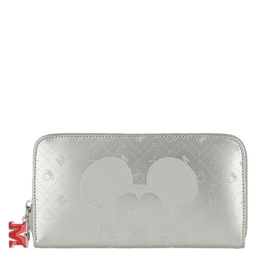 Cartera Wallet W Capsule Plateada para Mujer