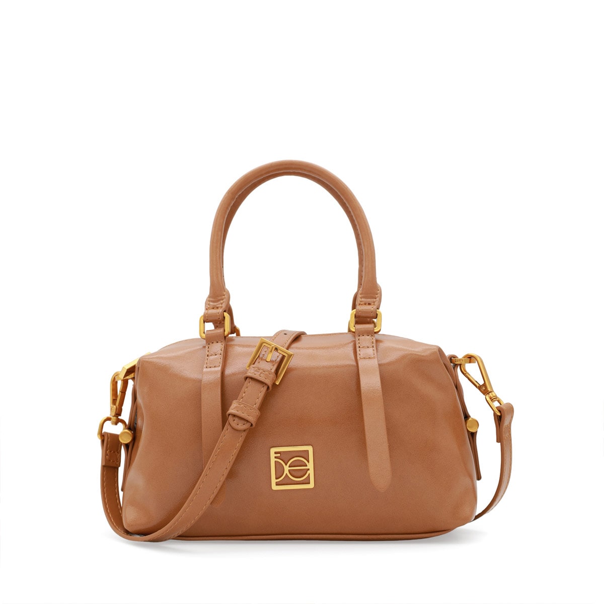 Bolsa Bowling Cloe Camel para Mujer