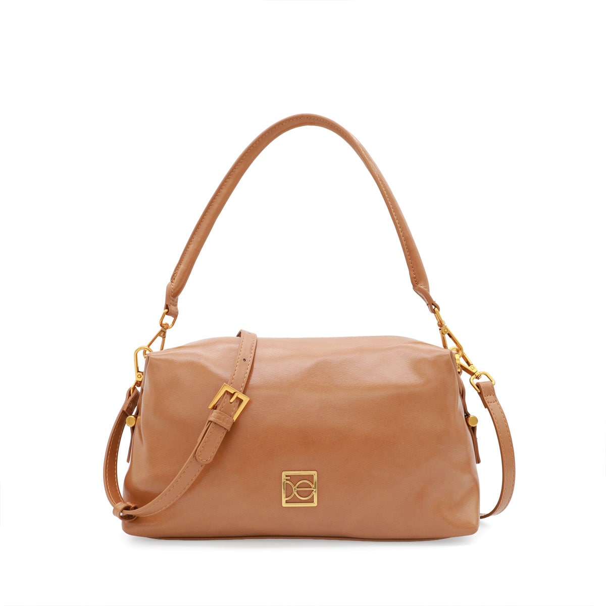 Bolsa Bowling Cloe Camel para Mujer