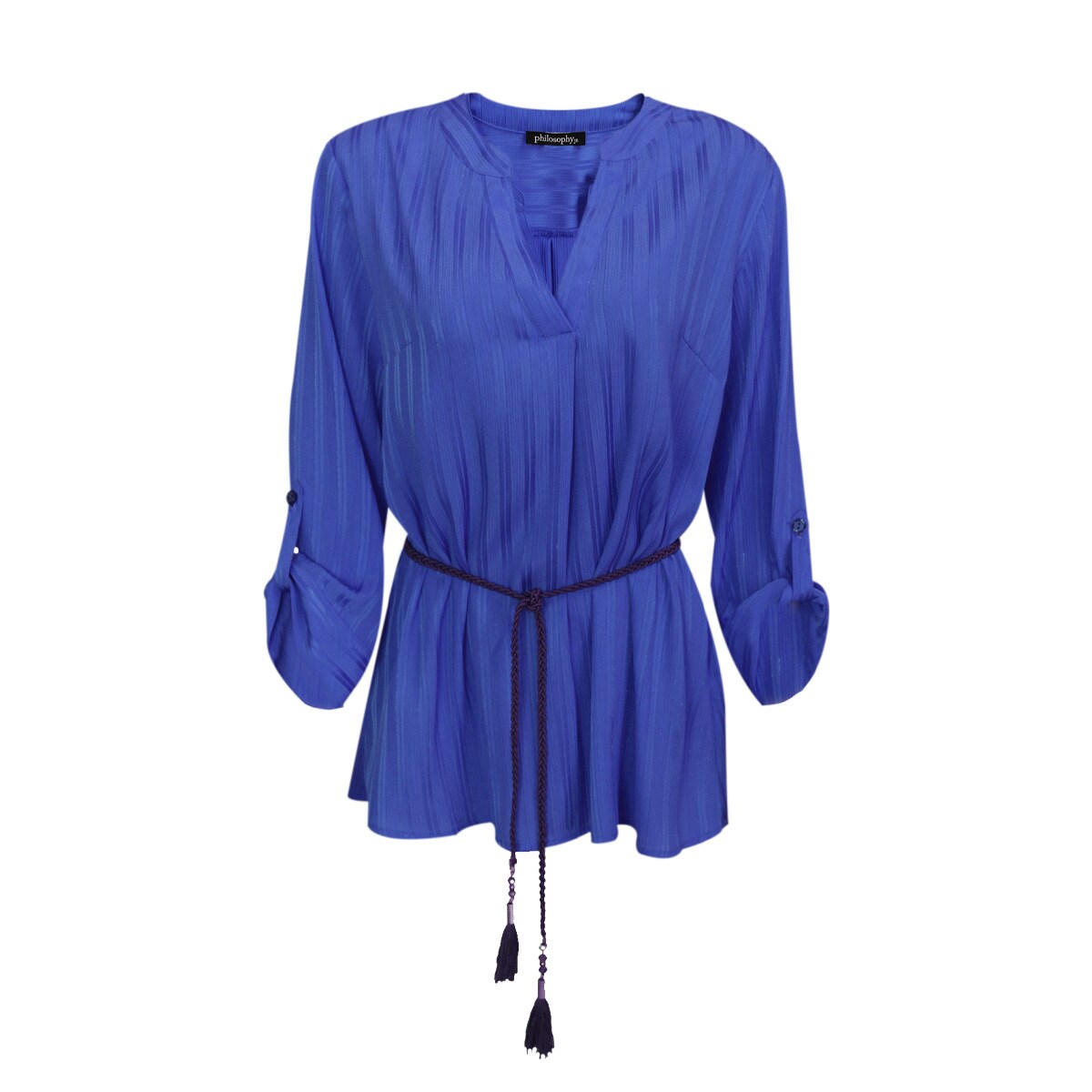 Blusa de Lurex con Cinturón Philosophy Woman para Mujer