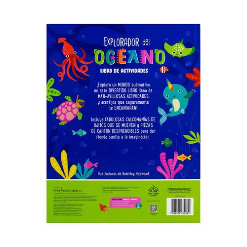 Libro de actividades: explorador del océano.