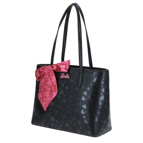 Bolso Tote de dama Barbie X Gorett color negro