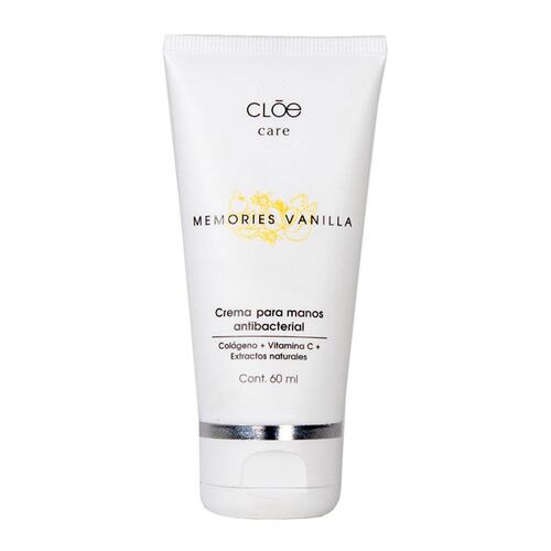 Crema Antibacterial Manos Cloe Aroma Memories Vainilla 60ml