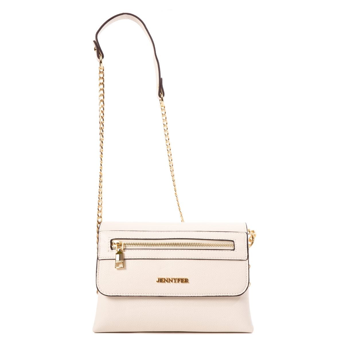 Bolsa Jennyfer Modelo 9610-2 Crossbody Color Beige
