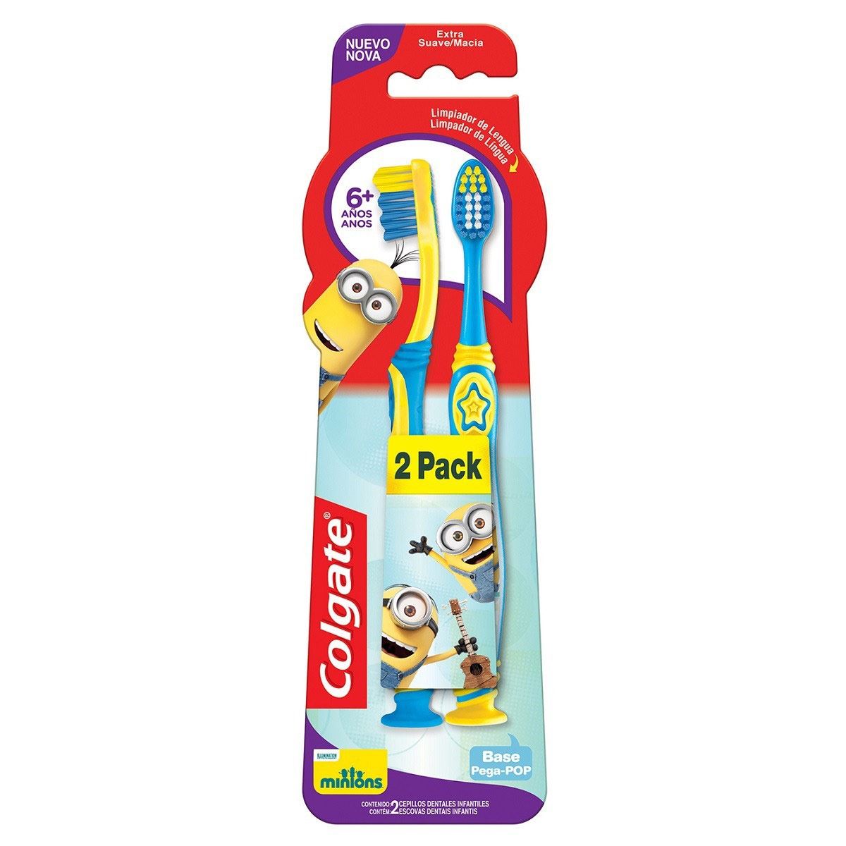 Cepillo Dental Colgate Minions 2 pz
