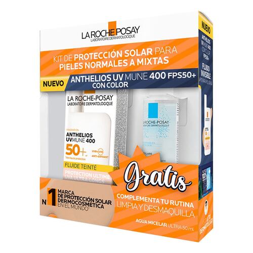 Kit Protector Solar para pieles normales a mixtas con color