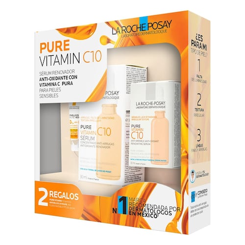 Kit Pure Vitamin C10, serum facial anti-oxidante