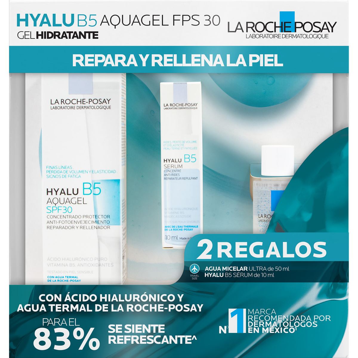 Kit La Roche Posay Aqua Gel Hyalu B5