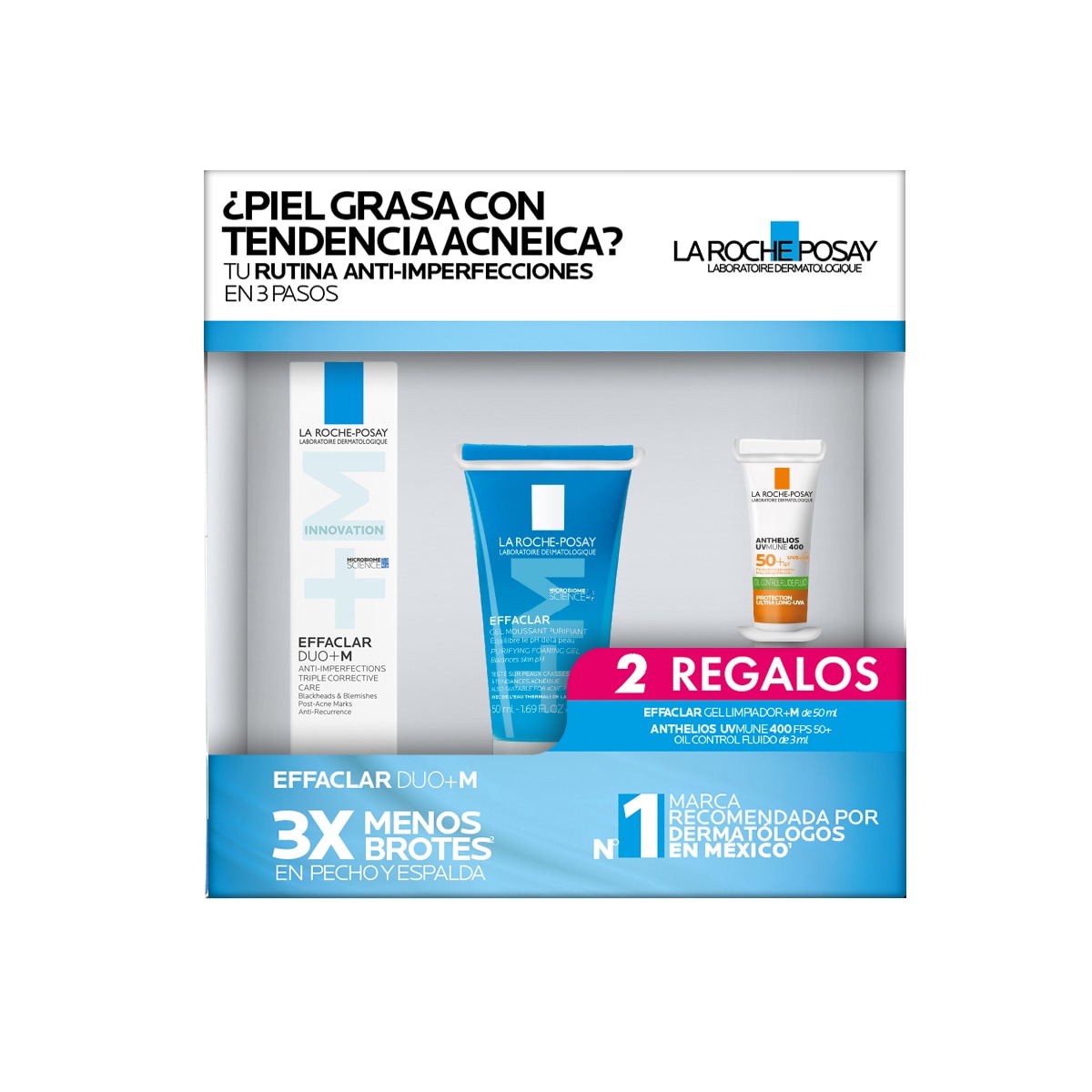 Kit La Roche Posay Effaclar Dúo + M Anti imperfecciones