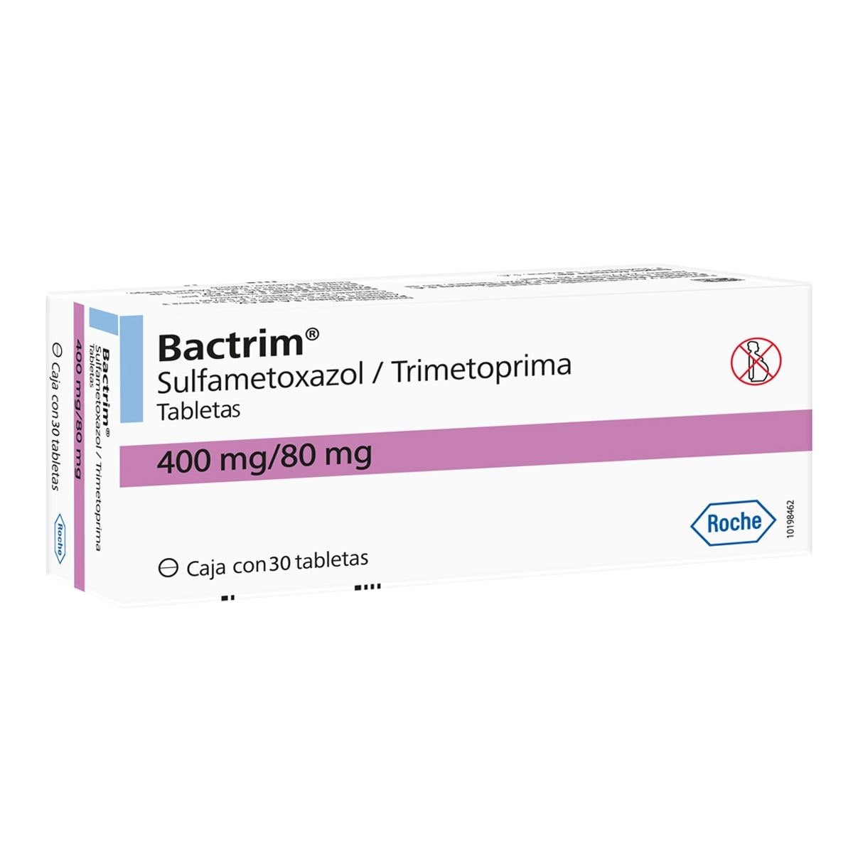Bactrim 400Mg/80Mg Caja con 30 Tabletas.