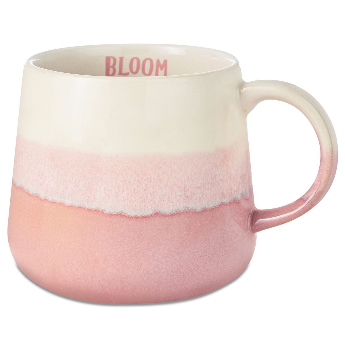 Taza esmaltada color rosa