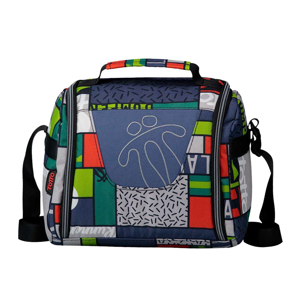 Lonchera Cuadros Multicolor Xl Totto