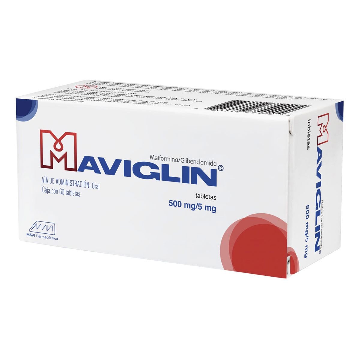 Maviglin 500mg5mg tab60 mavi