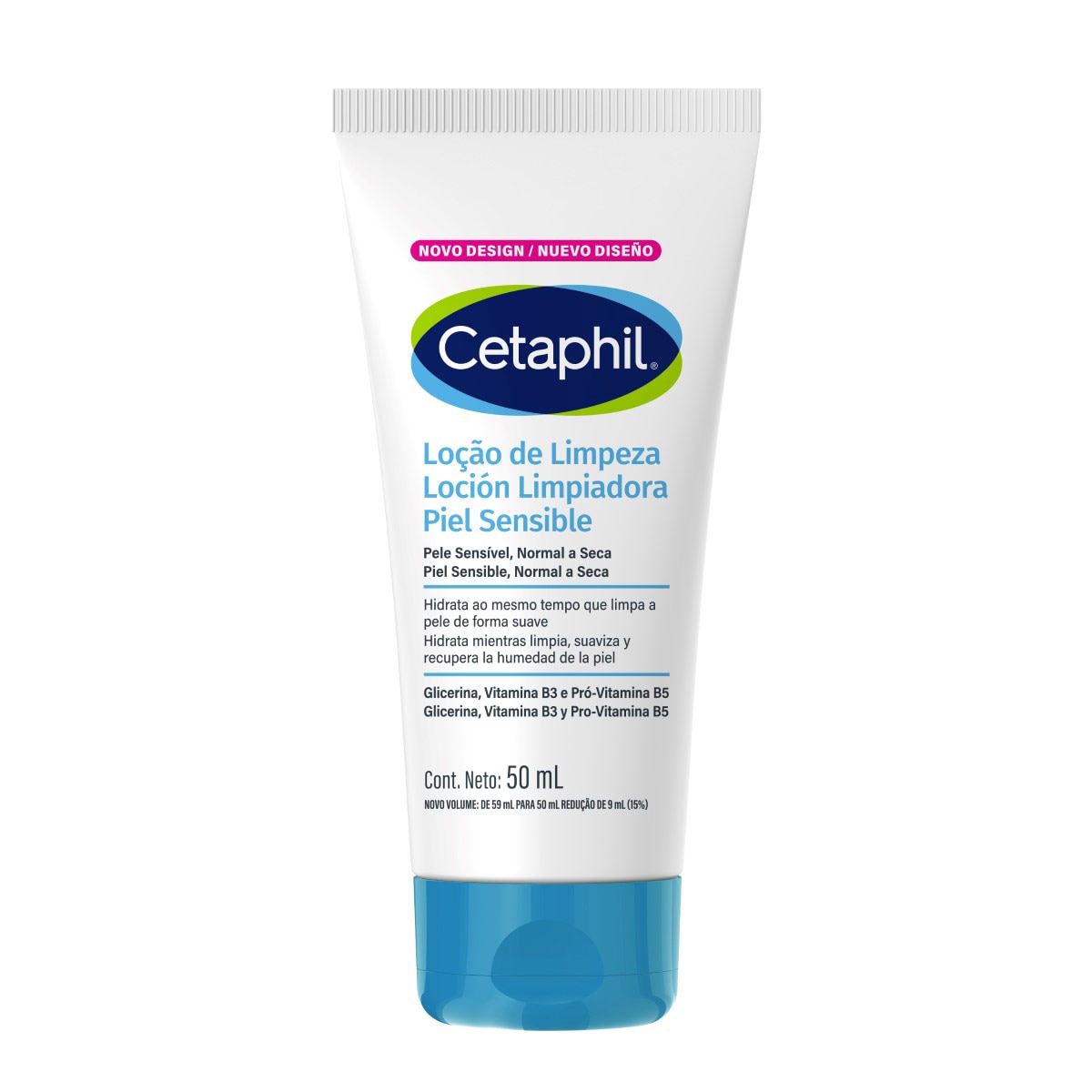 Cetaphil Locion Limpiadora Piel Sensible 50 Ml