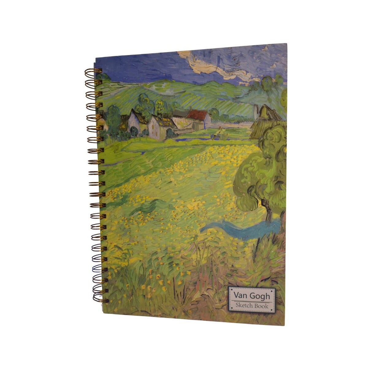 Libreta GLA de Pasta Dura de la pintura "Campo" de Van Gogh