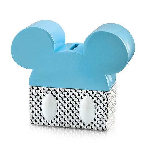 Alcancía Disney de Resina Esmaltada color Azul Egan