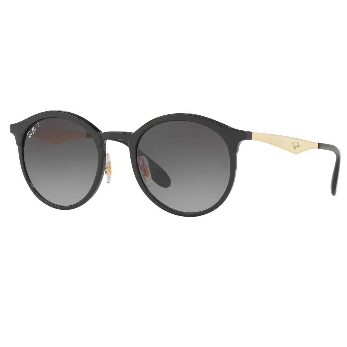 Ray-Ban Emma gris polarizado, armazón negro