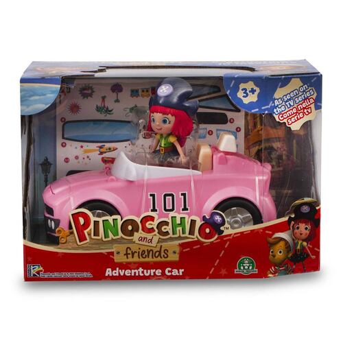 Pinocchio Coche Con Mini Figura