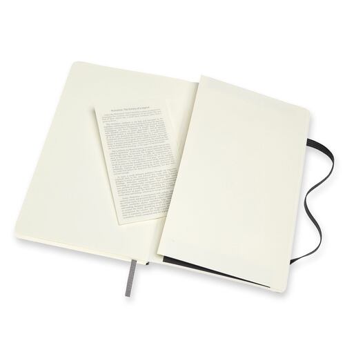 Libreta doble grande negra