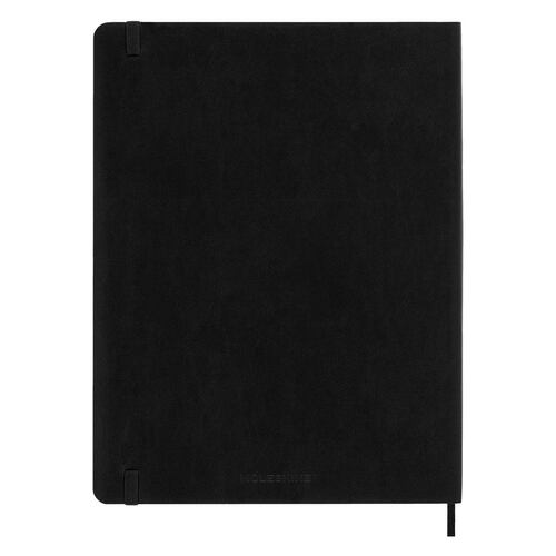 Libreta doble extra grande negra