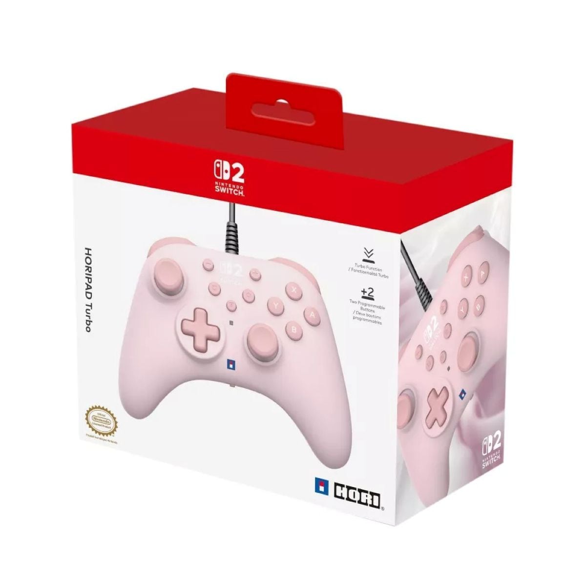 Control para Nintendo Switch 2 Horipad Turbo Cozy Pink