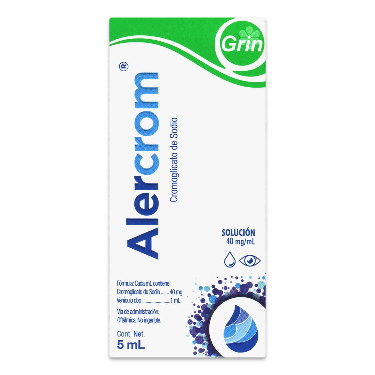Alercrom sol 5ml 4% oft