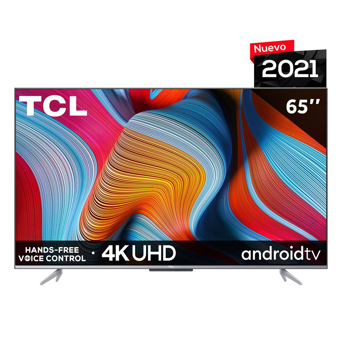 Pantalla TCL 65" 4K/UHD Smart TV (Android TV) con Google Assistant 65A547