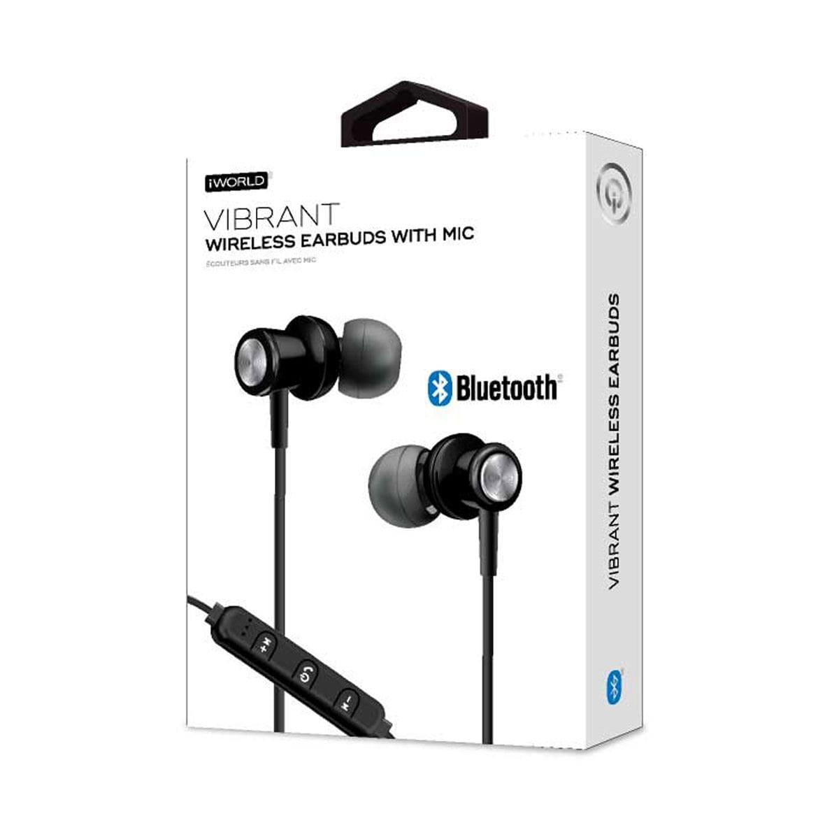 Audífonos Iworld Vibrant Wireless Earbuds Negro