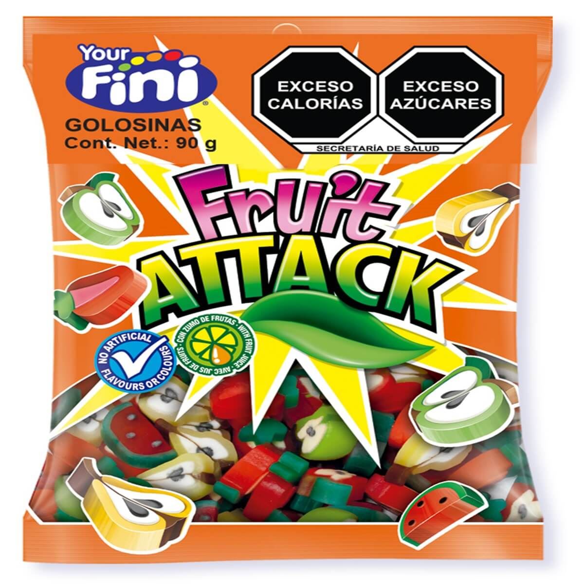 Gomitas Fini Fruit Attack 90 g