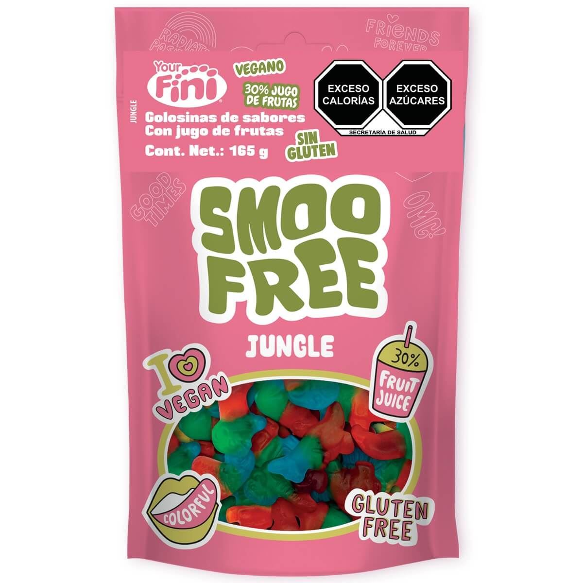 Dulce Vegano Fini Smoo Free Jungle Animals 165 g