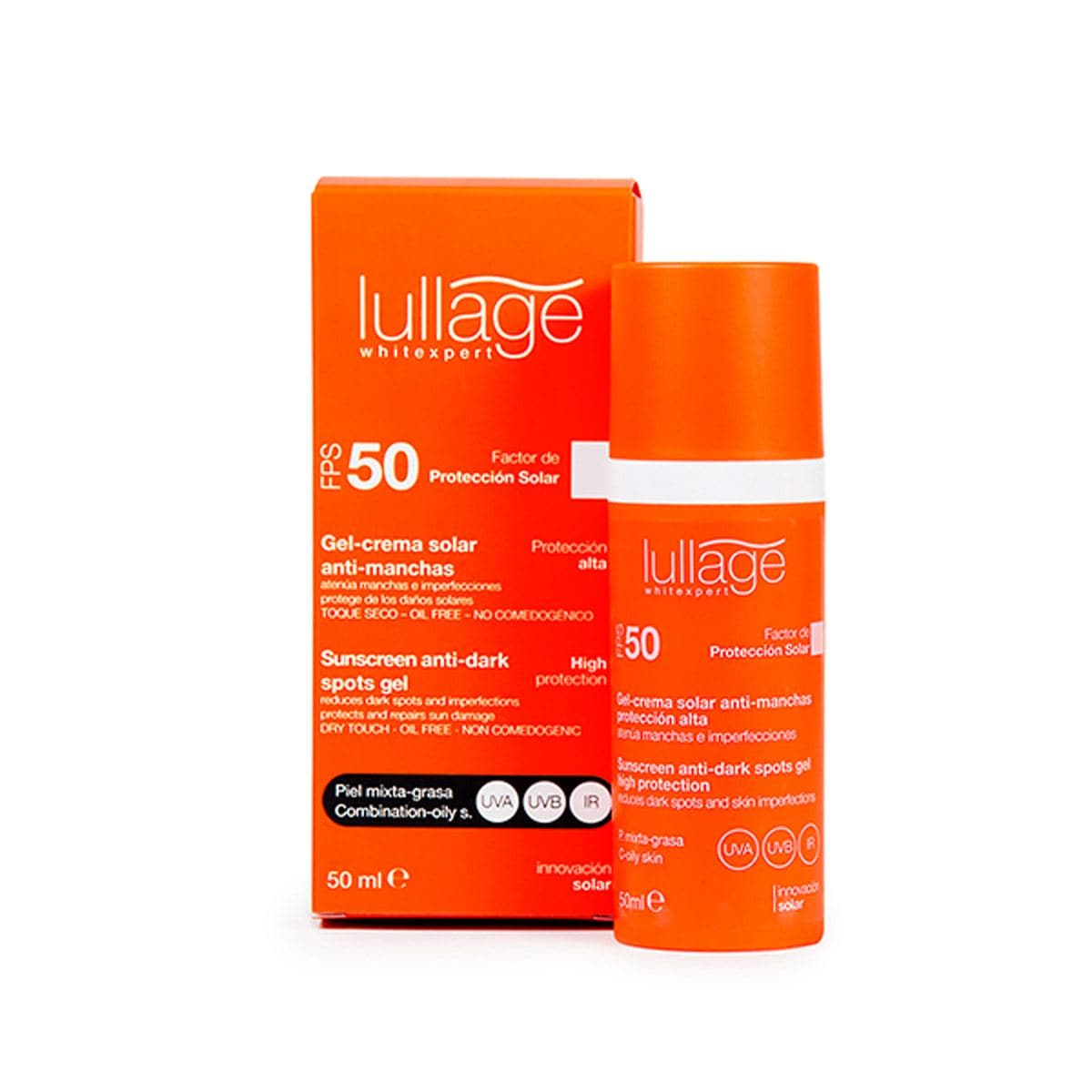 Protector Solar FPS 50 Anti-Manchas para Piel Mixta-Grasa Lullage ...