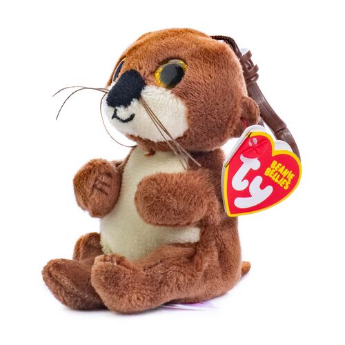Llavero de Peluche TY Mitch Nutria Bel