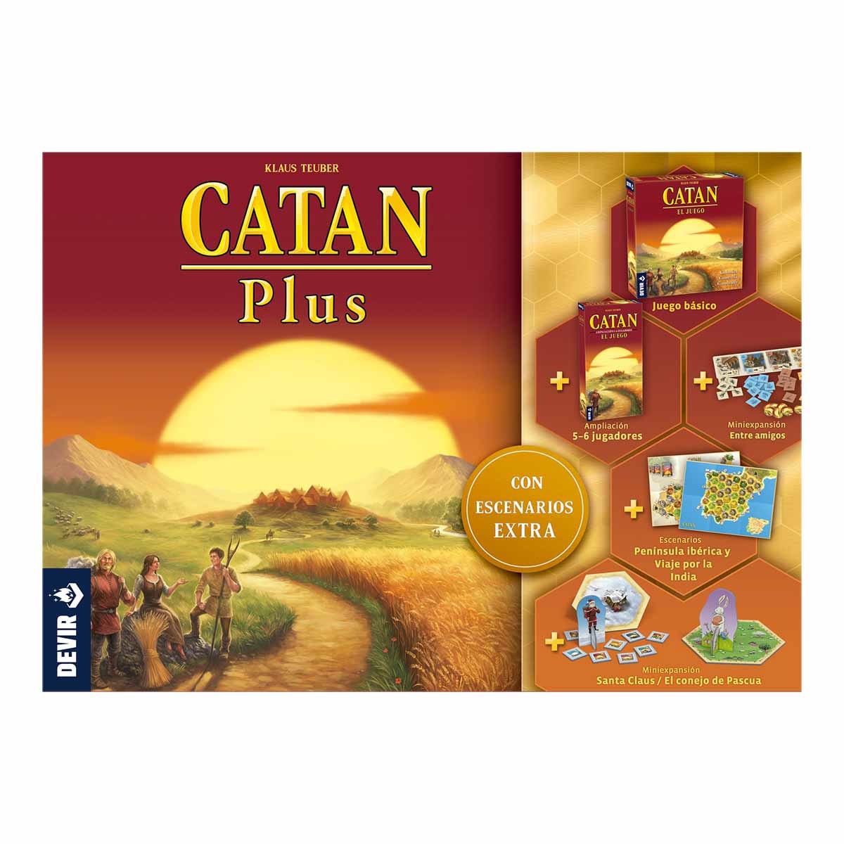 Juego de Mesa Devir Catan Plus (Edición 2023)