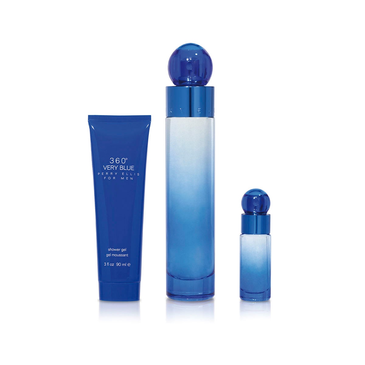 Estuche Fragancia Perry Ellis 3pc V Blue 100 ML para Hombre