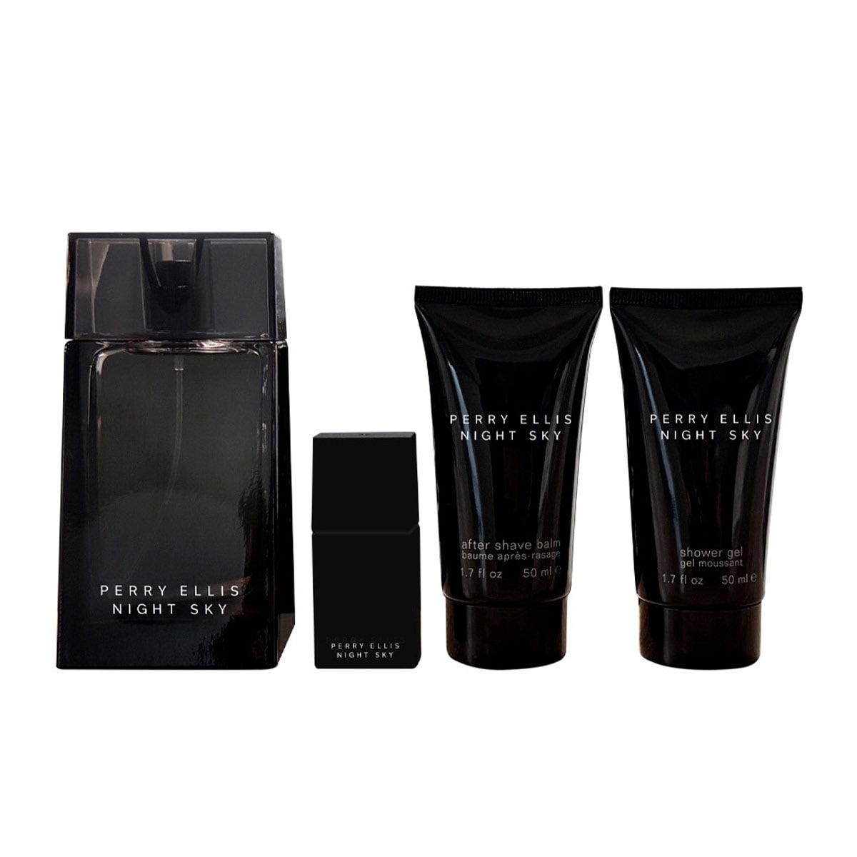 Estuche Fragancia Perry Ellis 4Pc Night Sky Edt 100 Ml Para Caballero