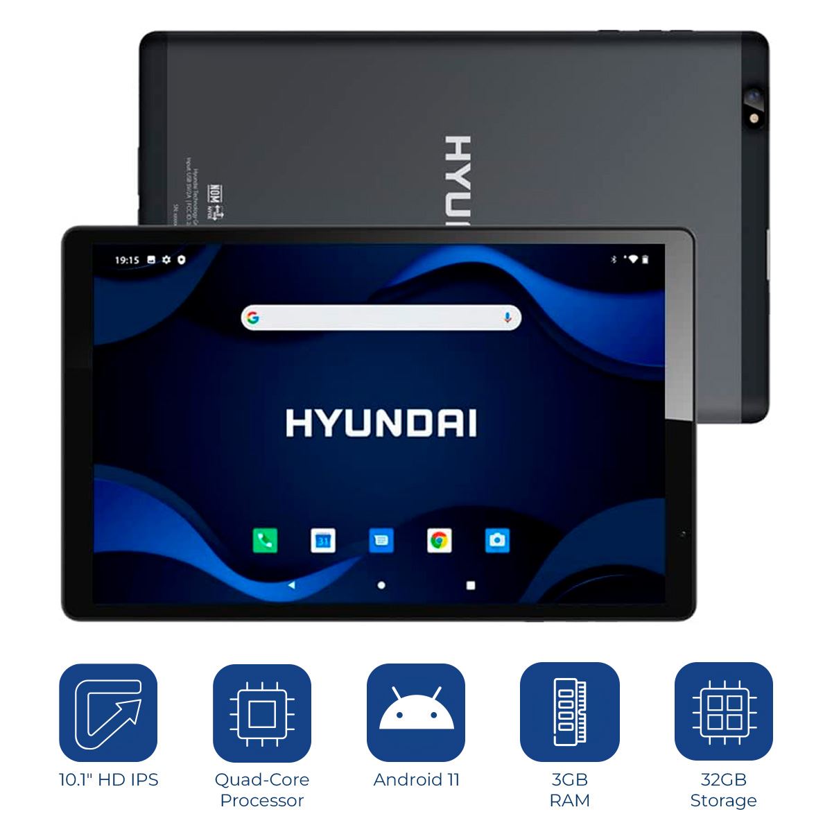 Bundle 2 Tablet HyTab 10.1" 3GB /32GB + 2 MSD 32GB, Incluye Stylus pen ...