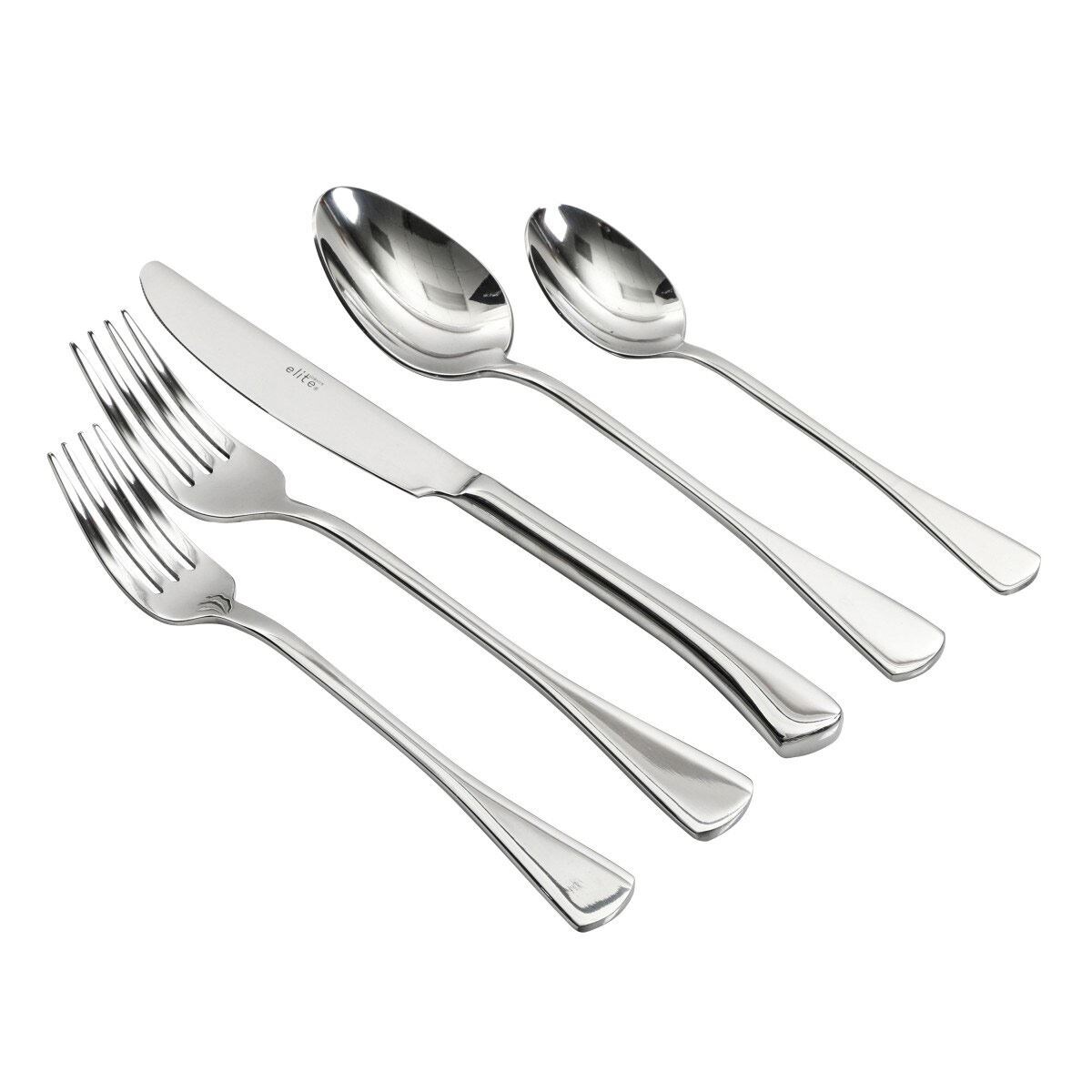 Set de cubiertos 45pzas de acero inoxidable