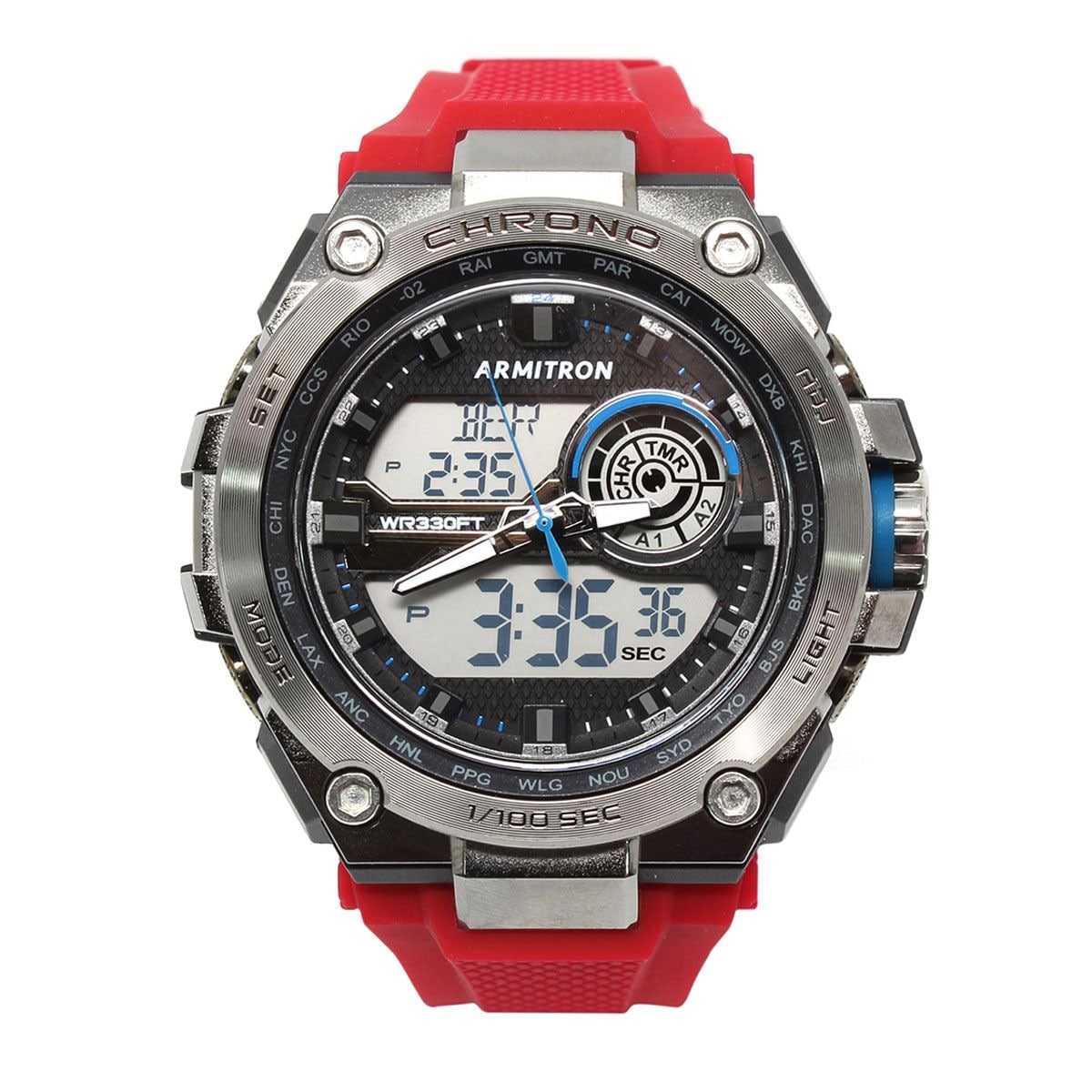 Reloj Armitron Pro Sport Caballeros 205242RED