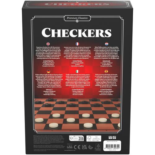 Juego De Damas Checker Edición Especial 100 Aniversario Pressman Juegos