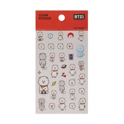 Sticker Transparente BT21 RJ