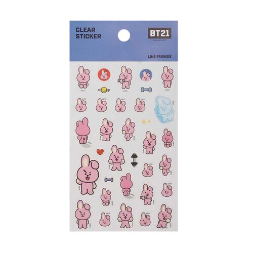 Sticker Transparente BT21 Cooky