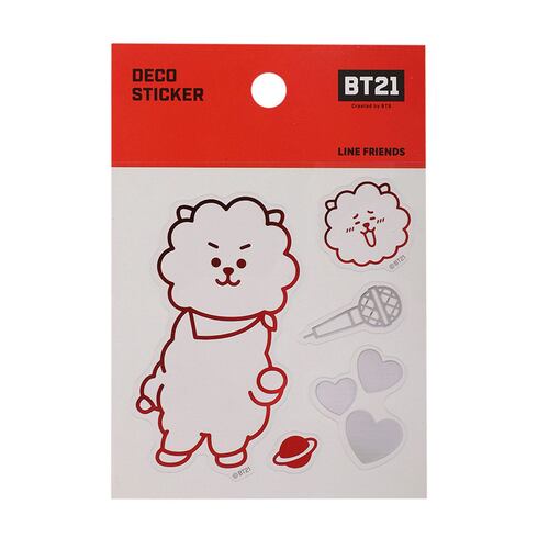 Sticker Deco BT21 RJ