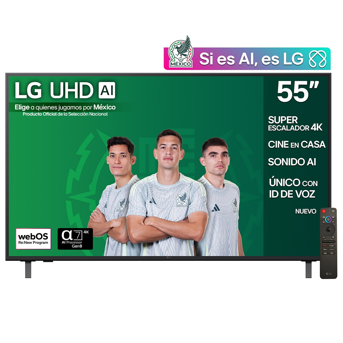Pantalla LG de 55 Pulgadas 4K 55ua8050psa