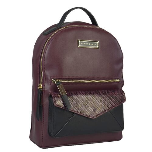 Bolsa Backpack Perry Ellis Vino A04228